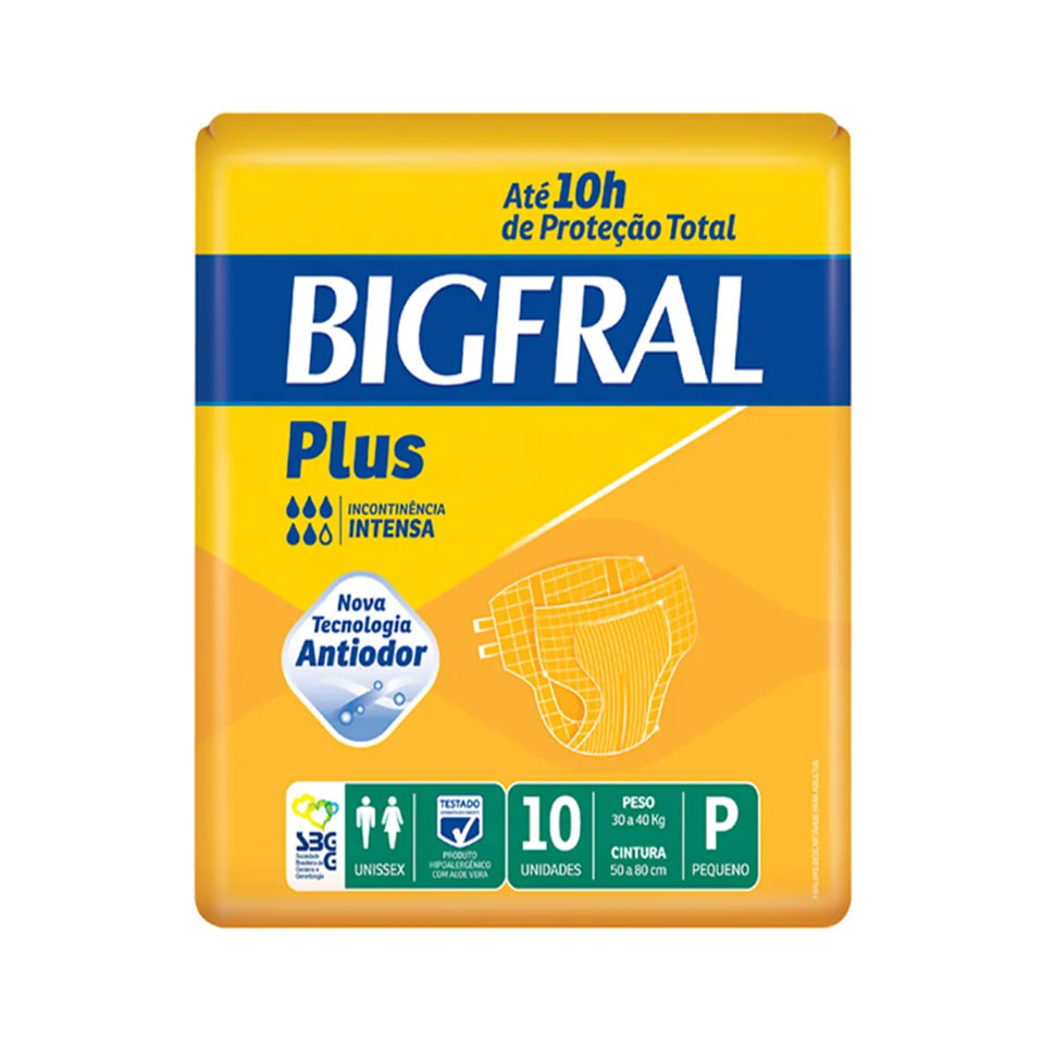 Fralda Geriátrica Plus Bigfral :: Mobraz